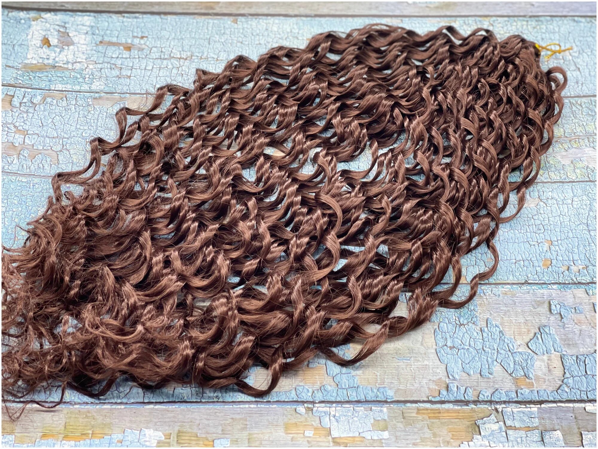 Афрокудри комплект для наращивания Джессика коричневый 60см