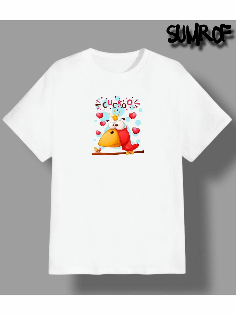 Футболка птичка