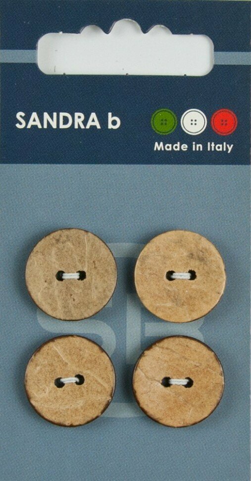#CARD232 Пуговицы Sandra 4 шт