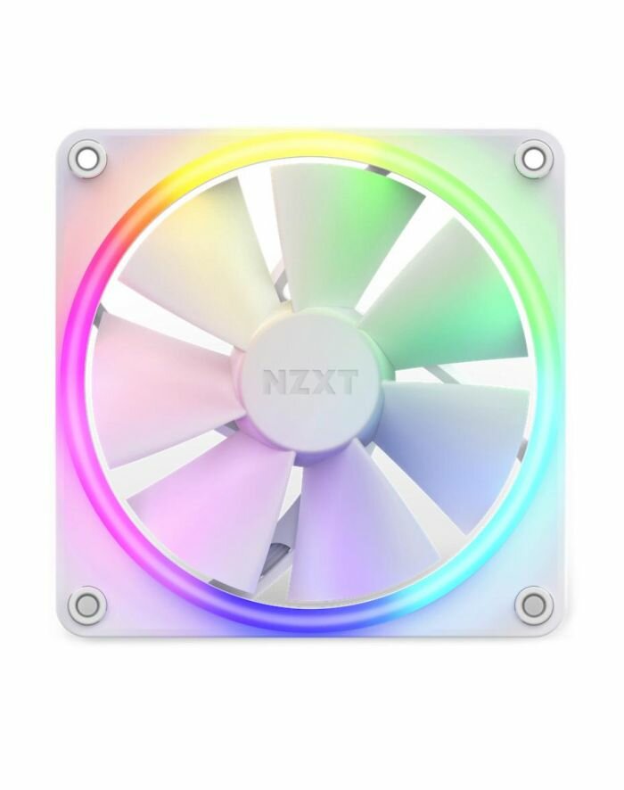 Комплект вентиляторов NZXT F120 RGB Core Triple Pack (RFR12TFW1), белый