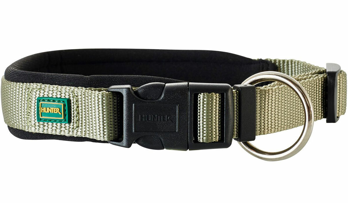 Ошейник для собак Hunter Neoprene VP XS-S нейлон/неопрен оливково-черный 28 – 30 см NEW