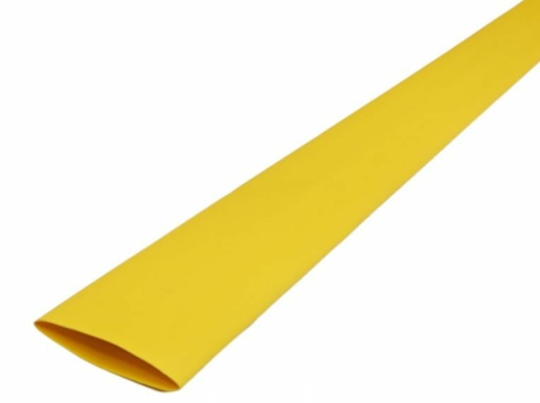 Трубка термоусаживаемая 60/30мм Желтый 25M
