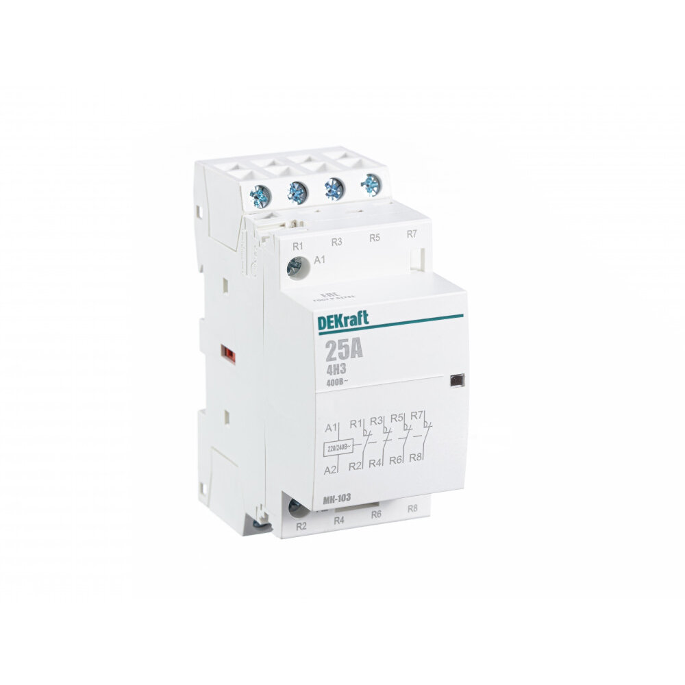 Модульный контактор 4НЗ 25А 230В МК-103, SCHNEIDER ELECTRIC 18070DEK (1 шт.)