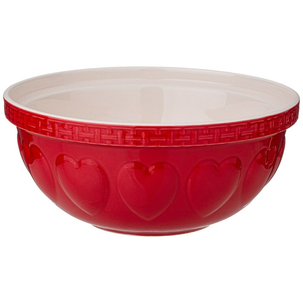 Салатник для см ешивания и сервировки lefard "Kitchen passion" 25 см красный