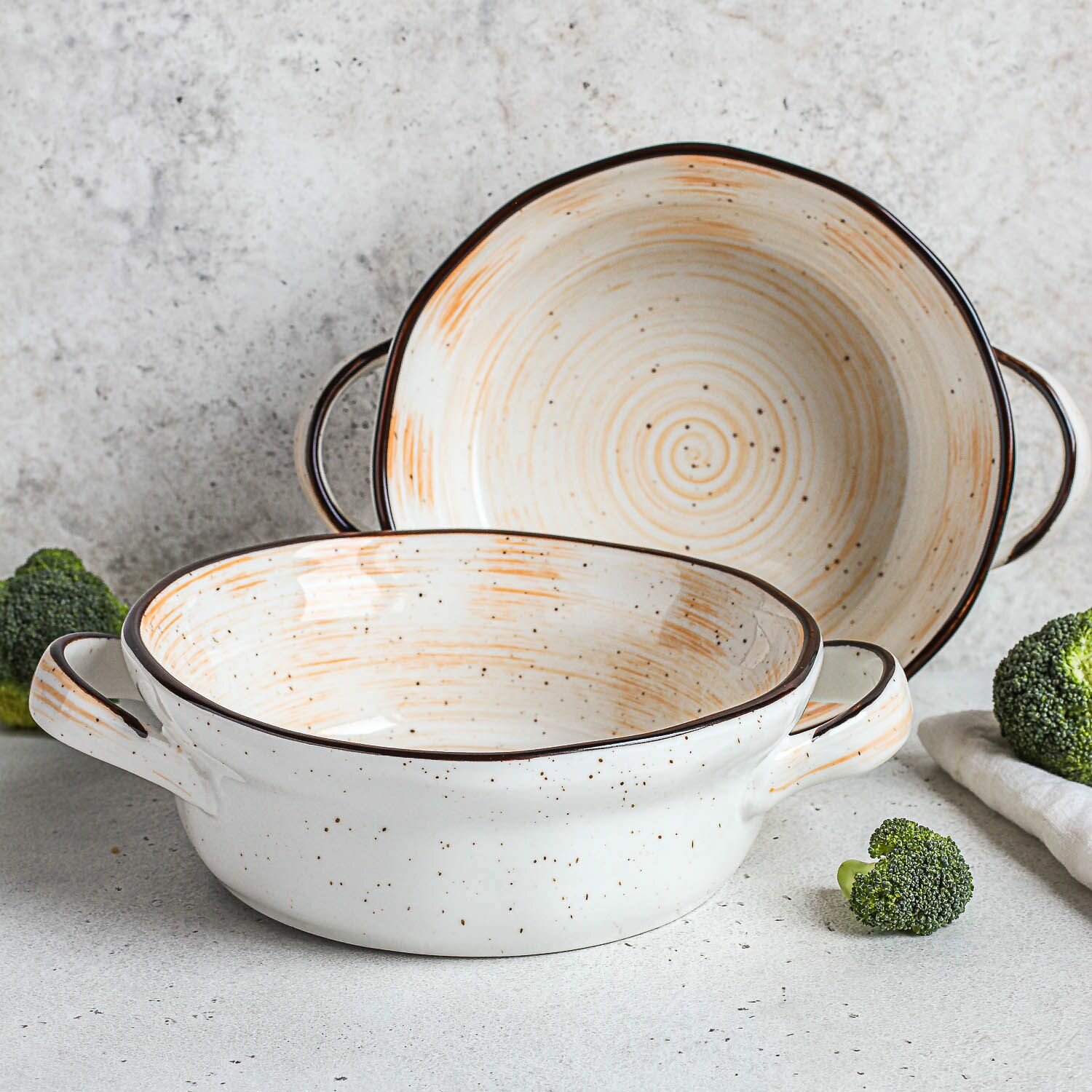 Бульонная чашка с ручками Desert Fusion 600 мл, 15 см, P.L. Proff Cuisine