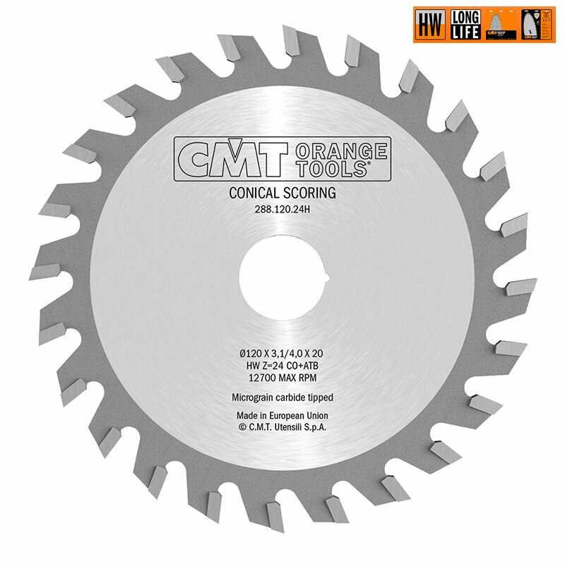 Пильный диск СМТ Италия подрезной 100x20x3,1-4,0/2,5CO+5 ATB Z 20