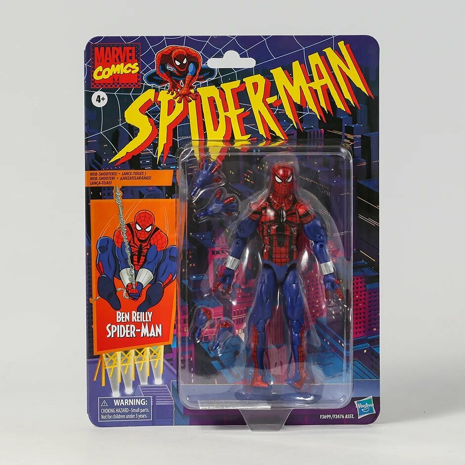 Коллекционная фигурка Marvel Legends Человек-паук Веном Дэдпул Bandai Ben Reilly