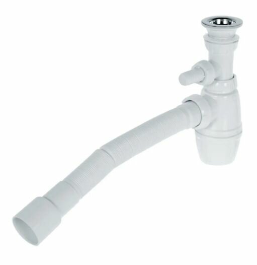 Сифон для раковины Equation с выпуском 40 мм и отводом для стиральной машины
