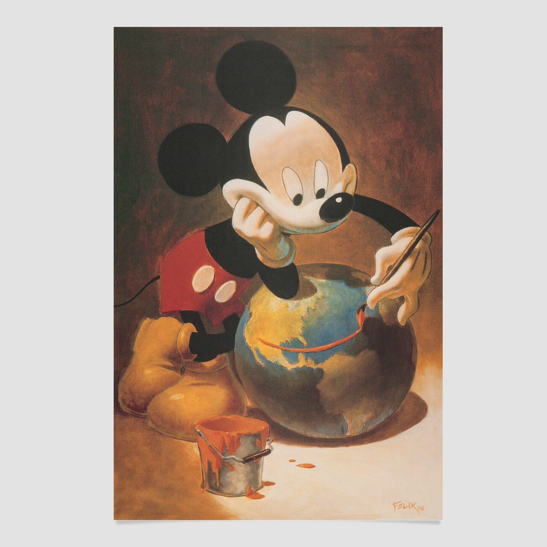 Постер (плакат) по мультфильму Дисней Микки Маус: Заставляя Мир Улыбаться 40x60 см. от Poster4me