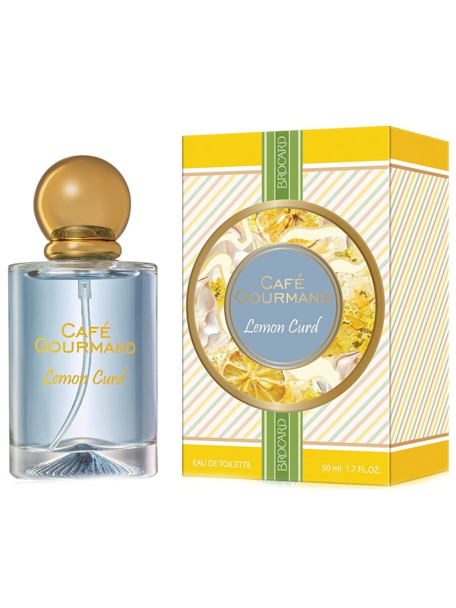 BROCARD Кафе Гурмэ Лимонный Крем туалетная вода 50 ml.