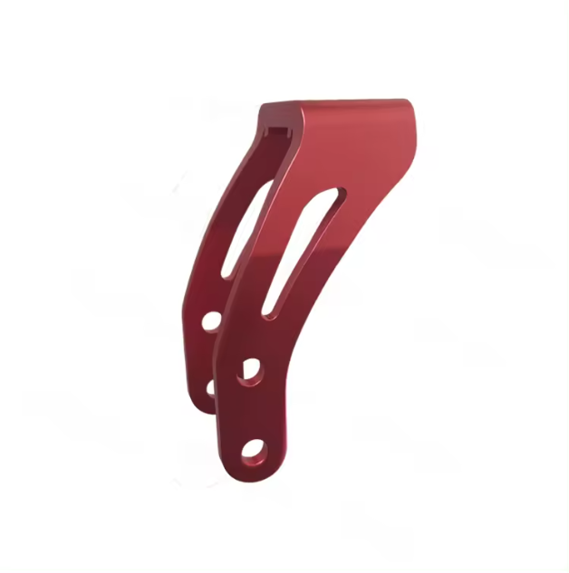 Вилка для передних колес инвалидной коляски под ось 12,7 мм, красная