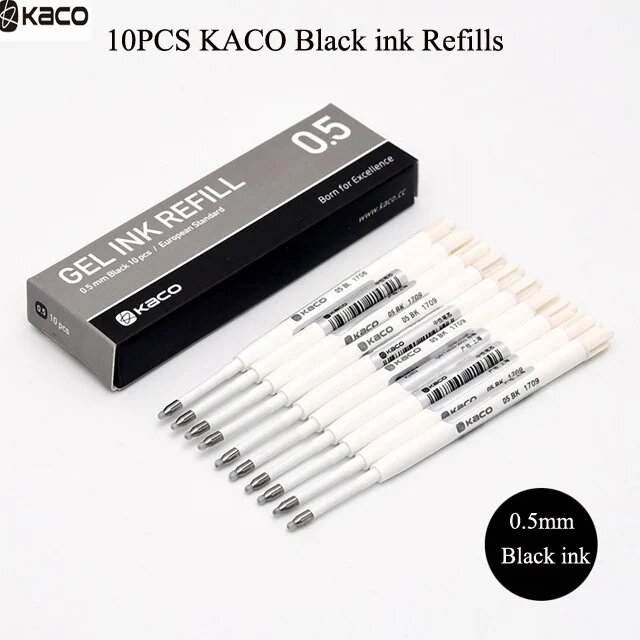 Металлическая гелевая ручка BEIFA Mijia Sign Pens 0,5 мм Черный, 10KACO Blk ink