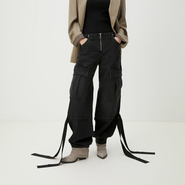 Джинсы карго 