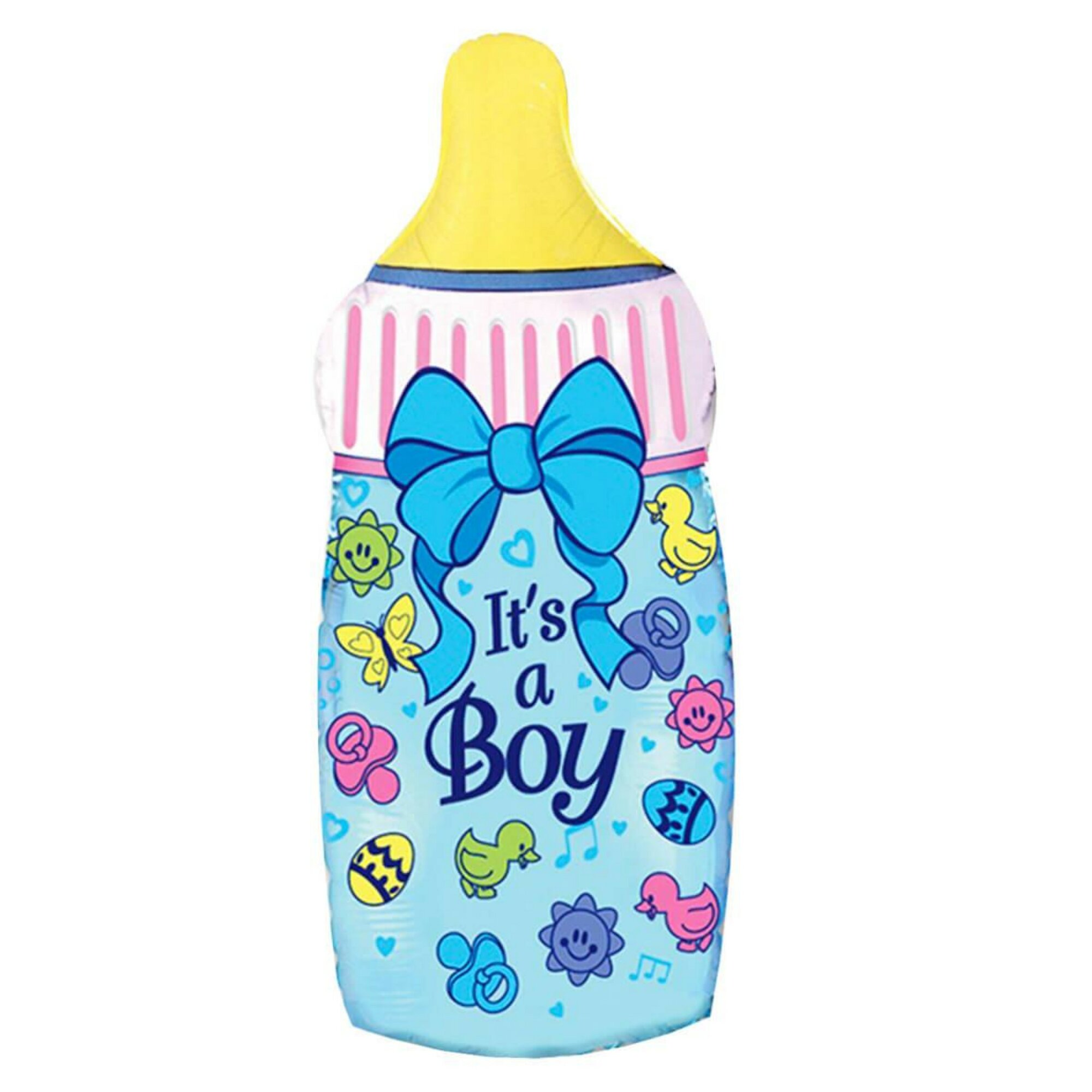 Шар ненадутый Фигура/11 Бутылка голубая