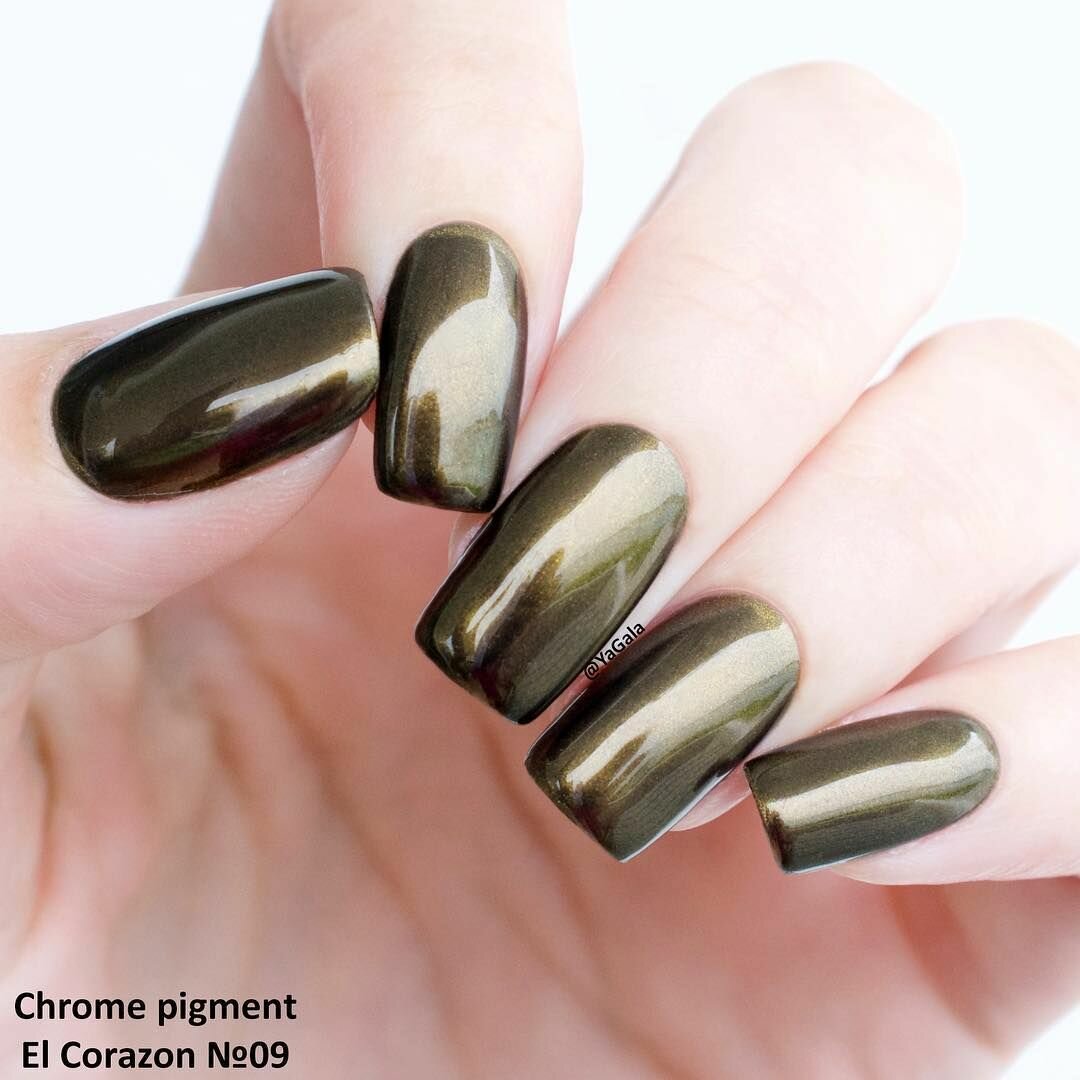 El Corazon Перламутры для дизайна ногтей или для втирки (шиммеры) №p-09, 2 г