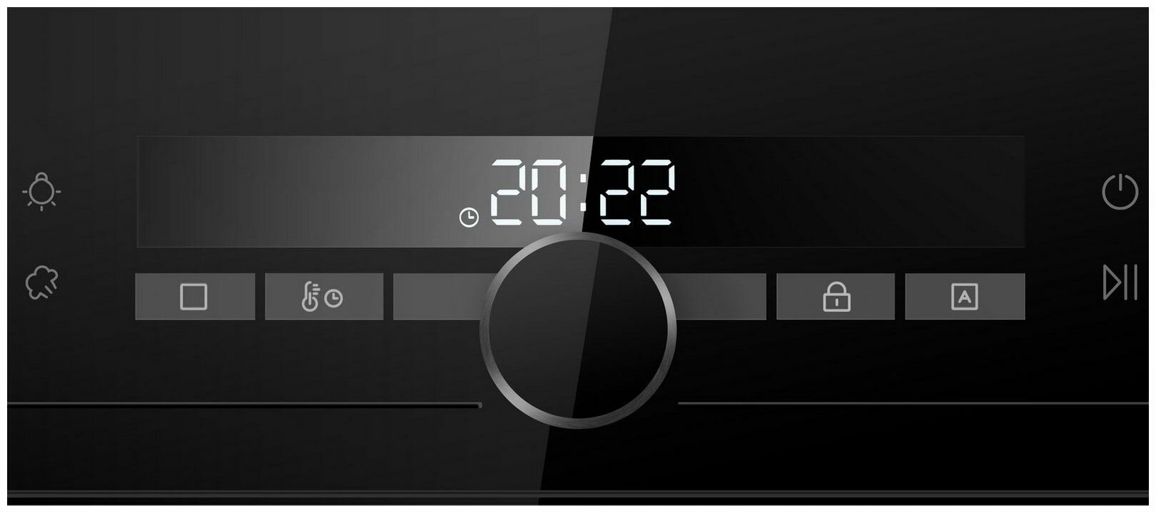 Электрический духовой шкаф Haier HOQ-F6CASGB 59 см, 72 л, гриль и конвекция, черный