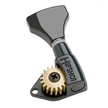 Колки 7 в линию HIPSHOT CLASSIC OPEN 6GN0BT реверсные, черный