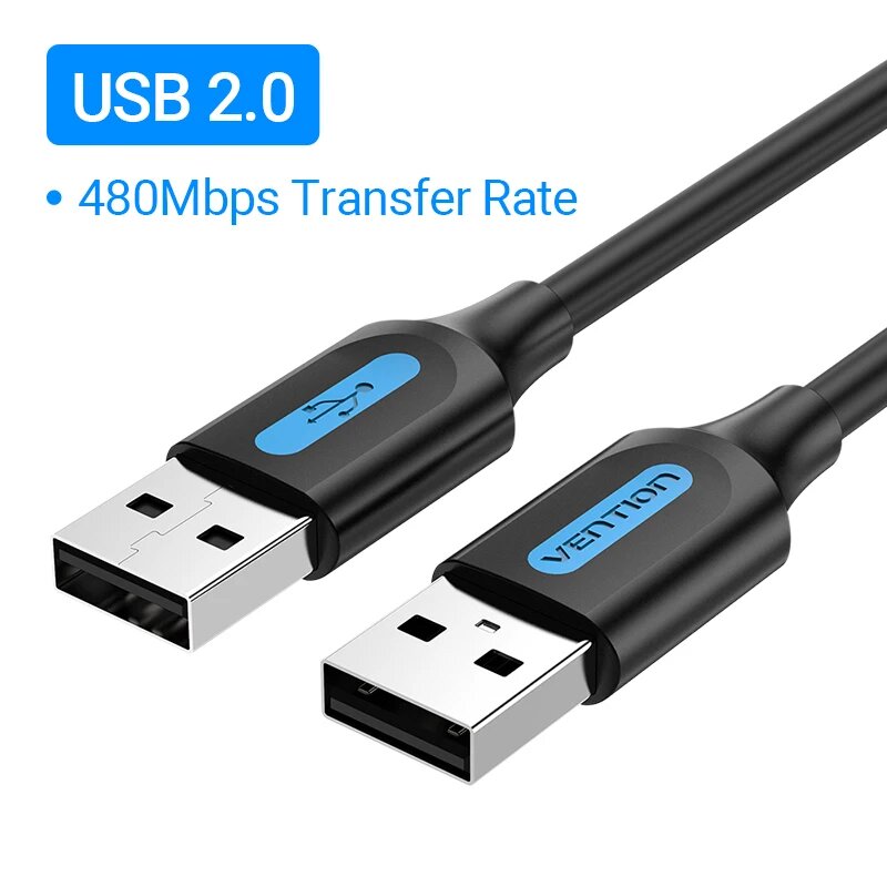 Кабель USB 3.0 Vention, мужской-мужской 1m, USB 2.0 Cable