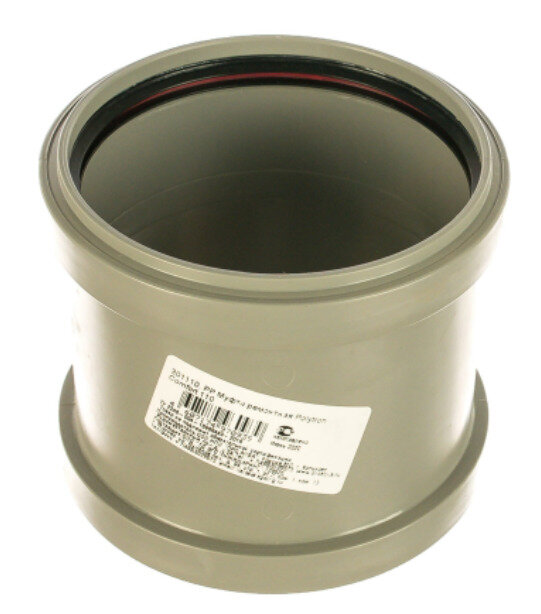 Муфта ремонтная Политэк 301110 110 канализационная