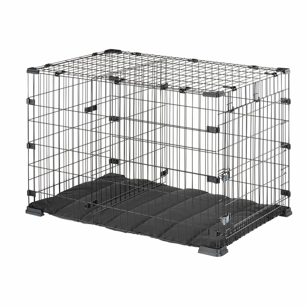 Клетка-загон повышенной комфортности для собак Ferplast DOGGY HUB 105 с подушкой, 106х70хh70 см (без дна)