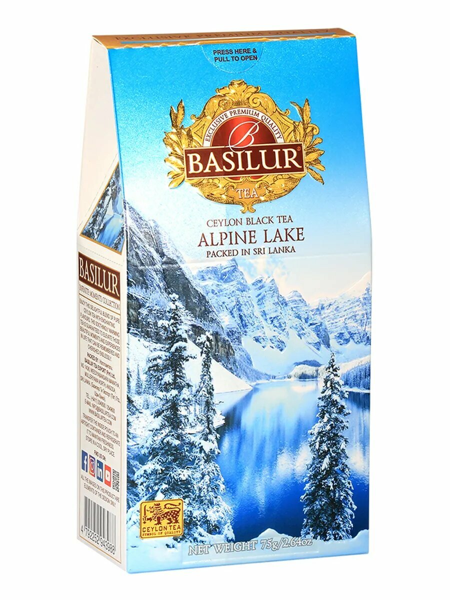 Чай черный Basilur Бесконечные мгновения "Высокогорное озеро" 75 г