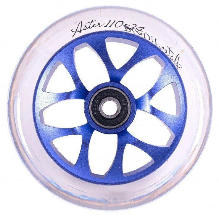 Колесо для самоката X-Treme 110мм Aster, Цвет голубой