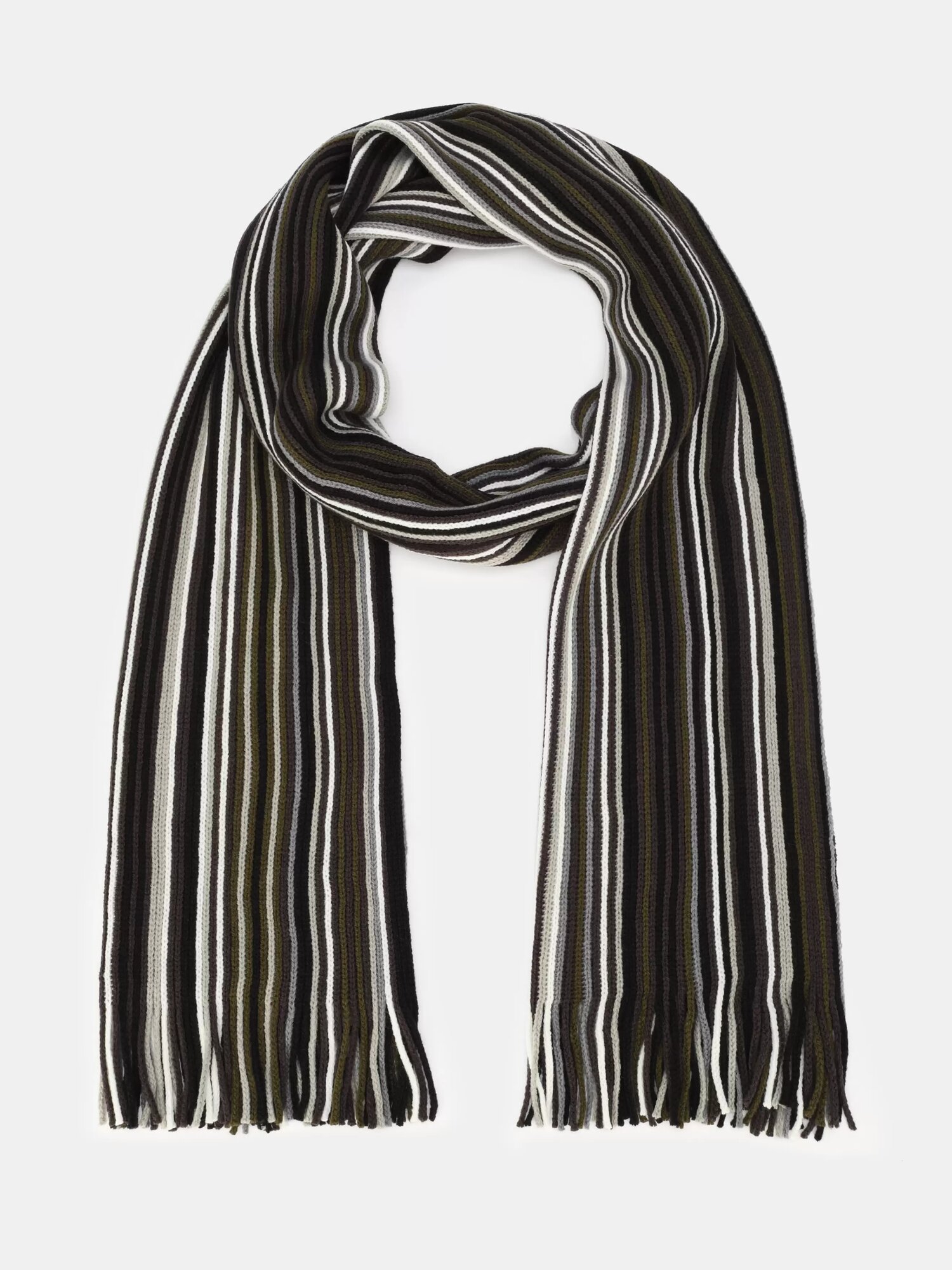 Шарф JUST CLOTHES для мужчин,190х35 см, no size, мультиколор — фото 1
