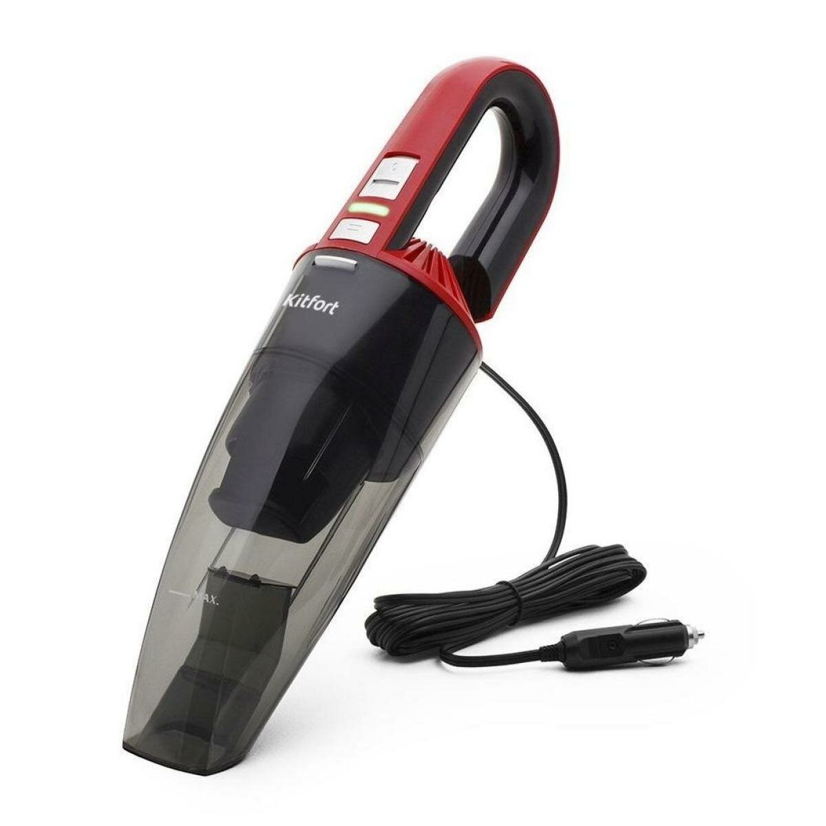 Пылесос автомобильный Kitfort KT-537-2 Чёрно-красный