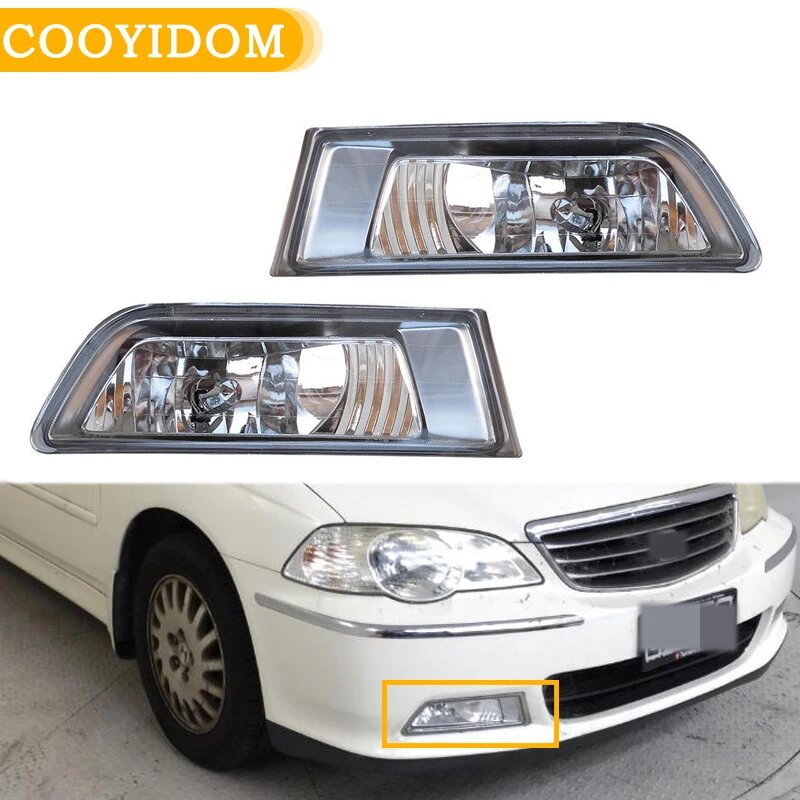 Передний бампер, противотуманная фара, противотуманная фара, передняя фара дальнего света, противотуманная фара для HONDA ODYSSEY 2002 2003 2004 RA6 33951-S3R-Q02 33901-S3R-Q02 lLeft and Right