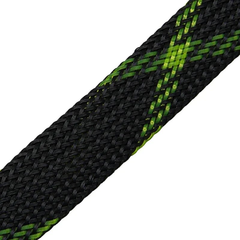 Кабельный шланг из ПЭТ 5 м Black UV Yellow, 4mm x 5meters