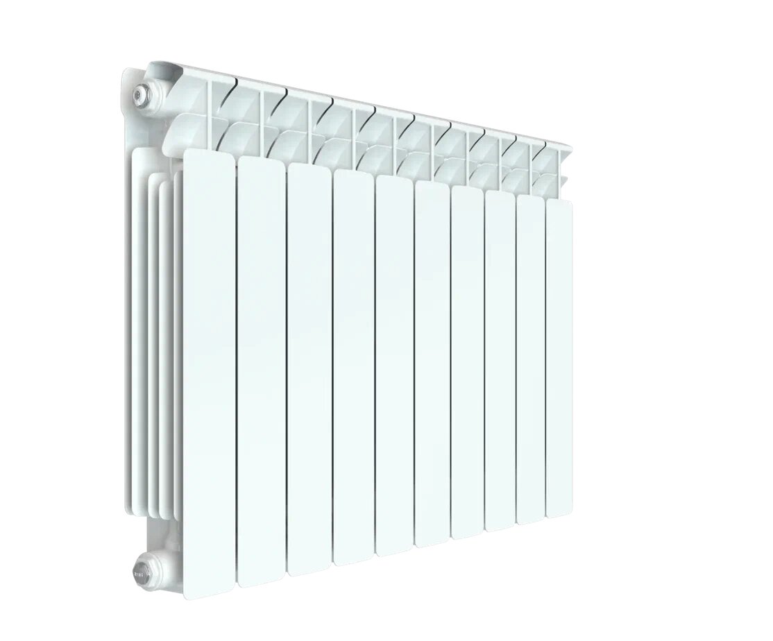 Секционный биметаллический радиатор Rifar Base 500 \ 10 секций \ с боковым подключением