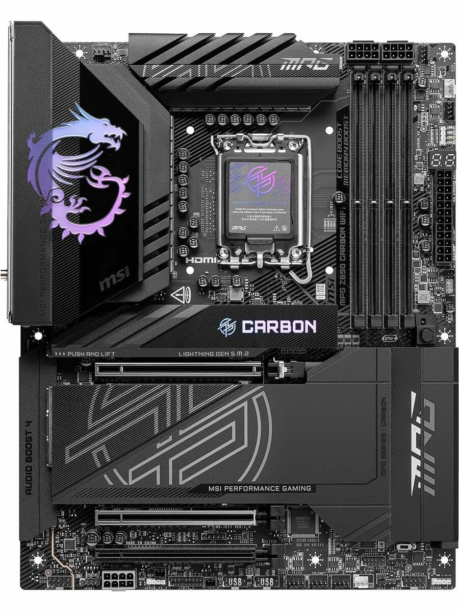 Материнская плата MSI MPG Z890 CARBON WIFI, официальная гарантия