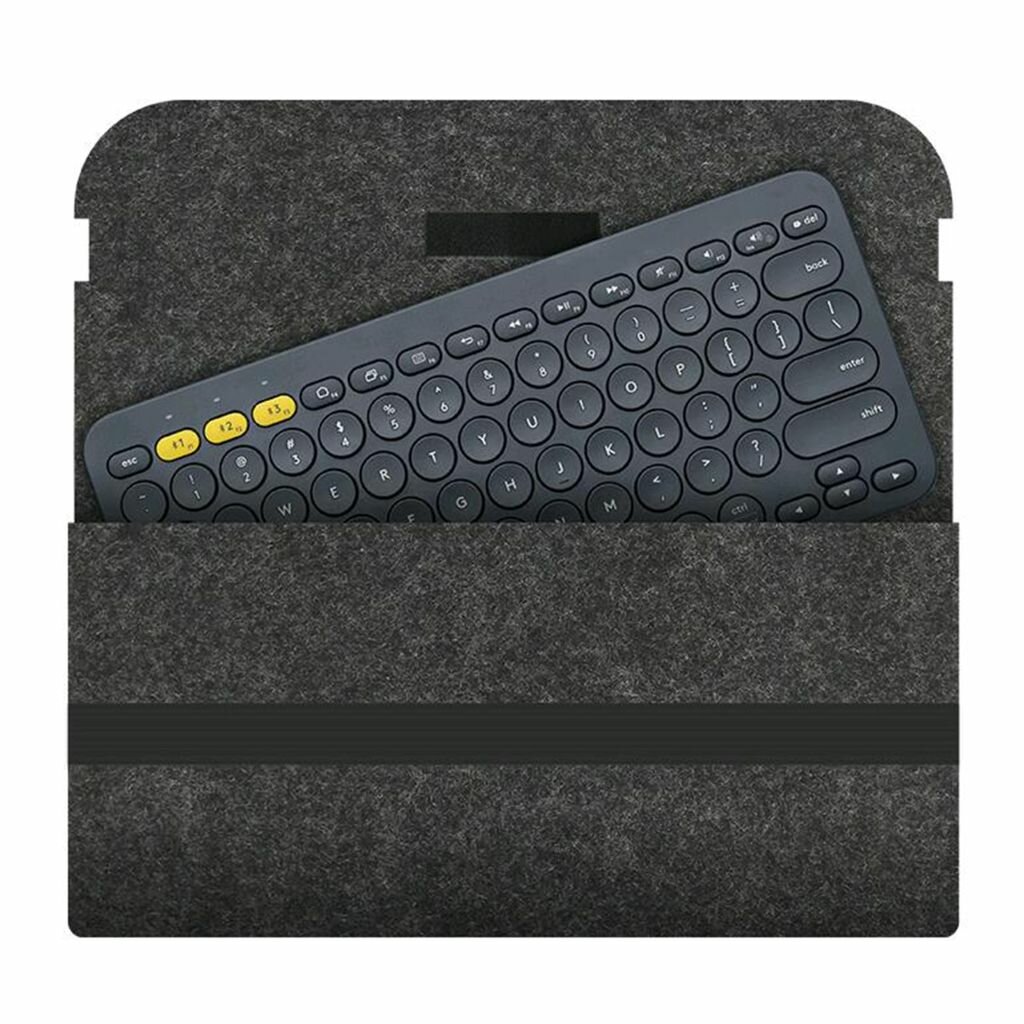 Для беспроводной клавиатуры Bluetooth сумка-чехол для клавиатуры-темно-серый-k480