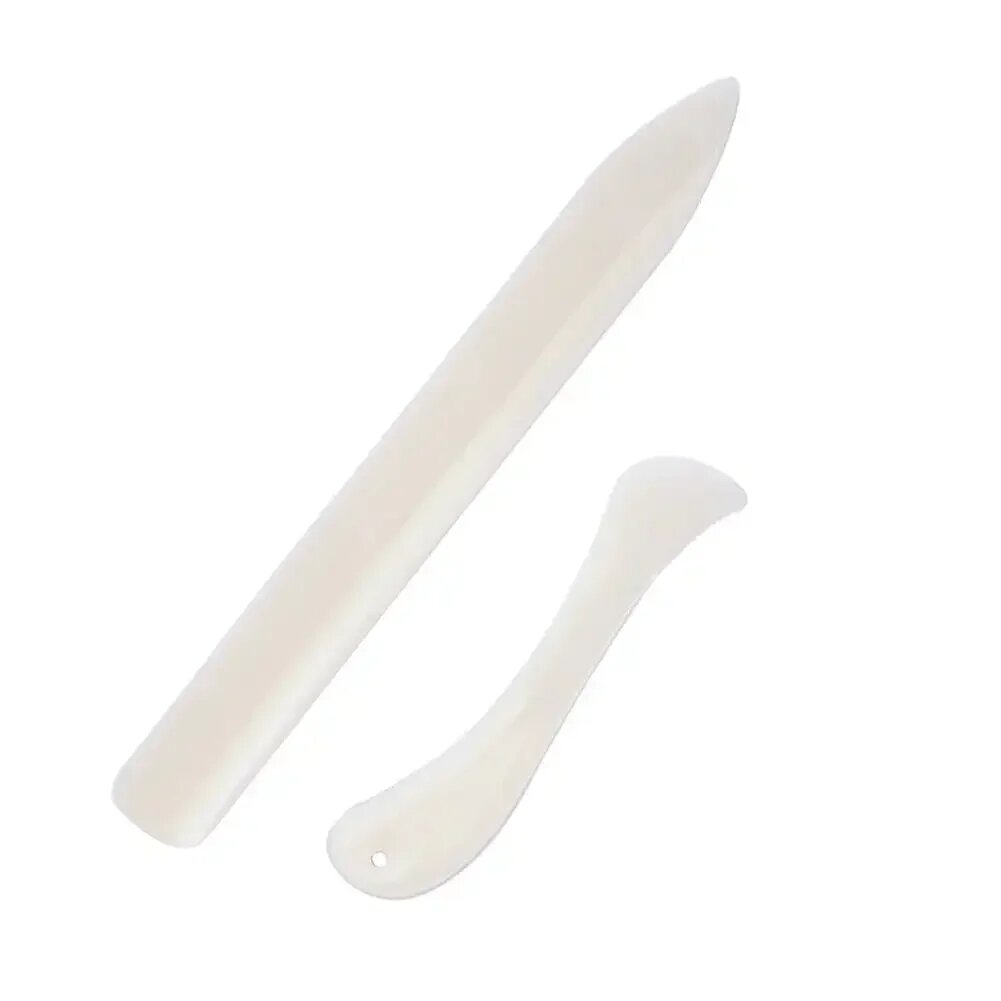 Инструмент для работы с кожей, пластиковая косточка