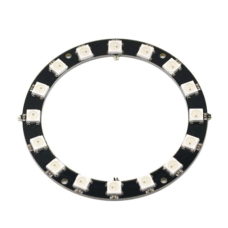 Светодиодный Ring RGB 1 бит 8 бит 12 бит 16 бит 24 бит WS2812 5050 RGB светодиодный + интегрированные драйверы встроенный полноцветный светодиодный круглый
