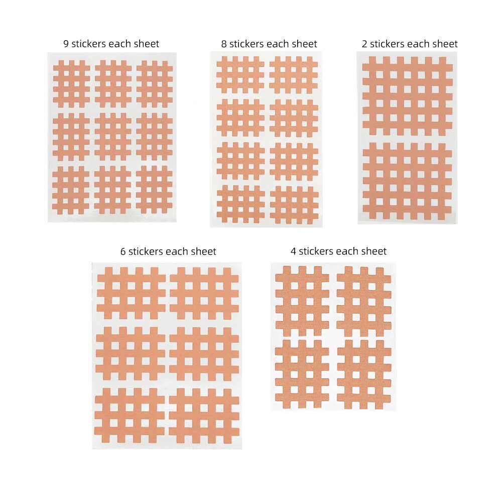 Крестовая кинезиологическая лента Kindmax Healthcare, 10 шт