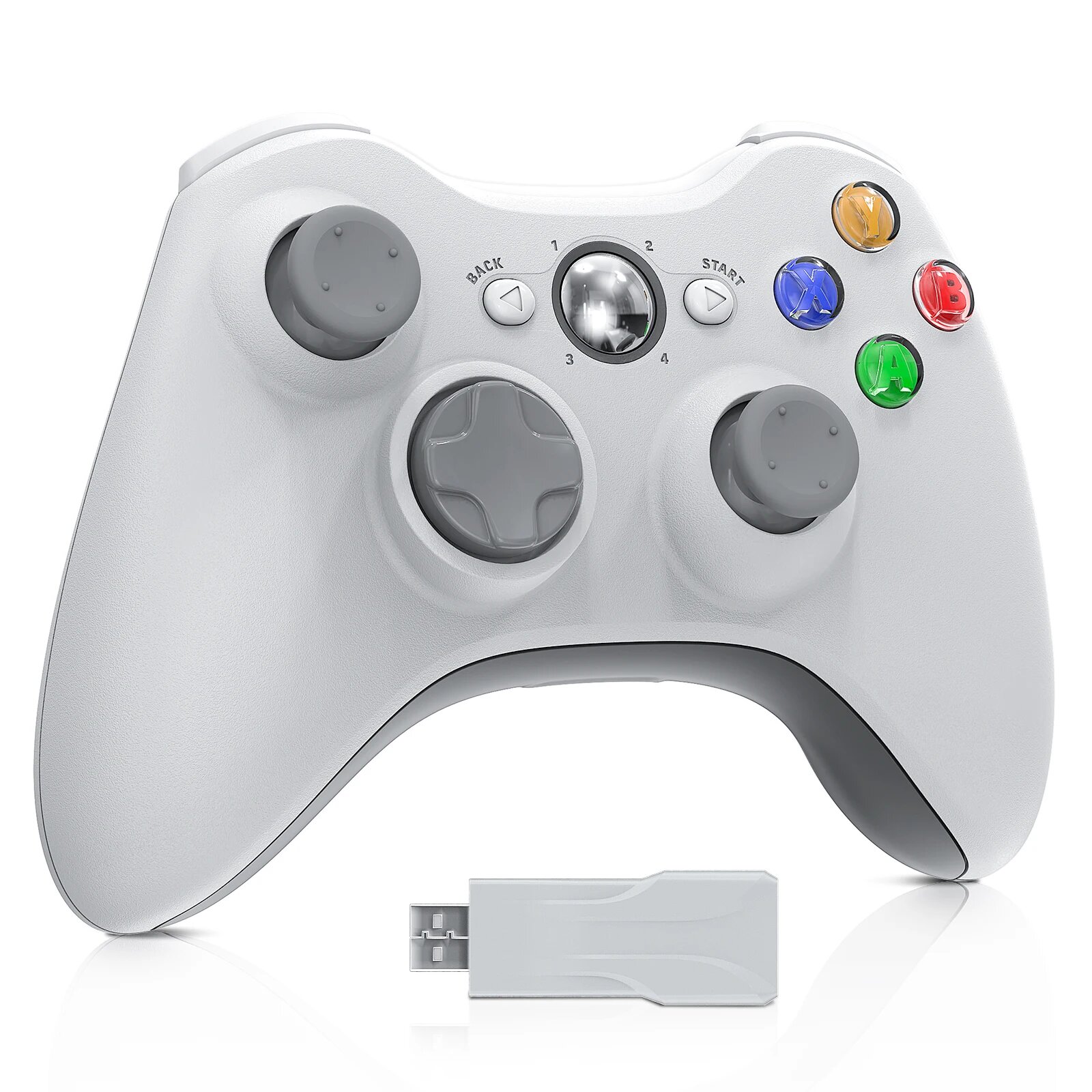 Беспроводные/проводные геймпады bonacell для Xbox 360/Slim/Elite/PC зеленый