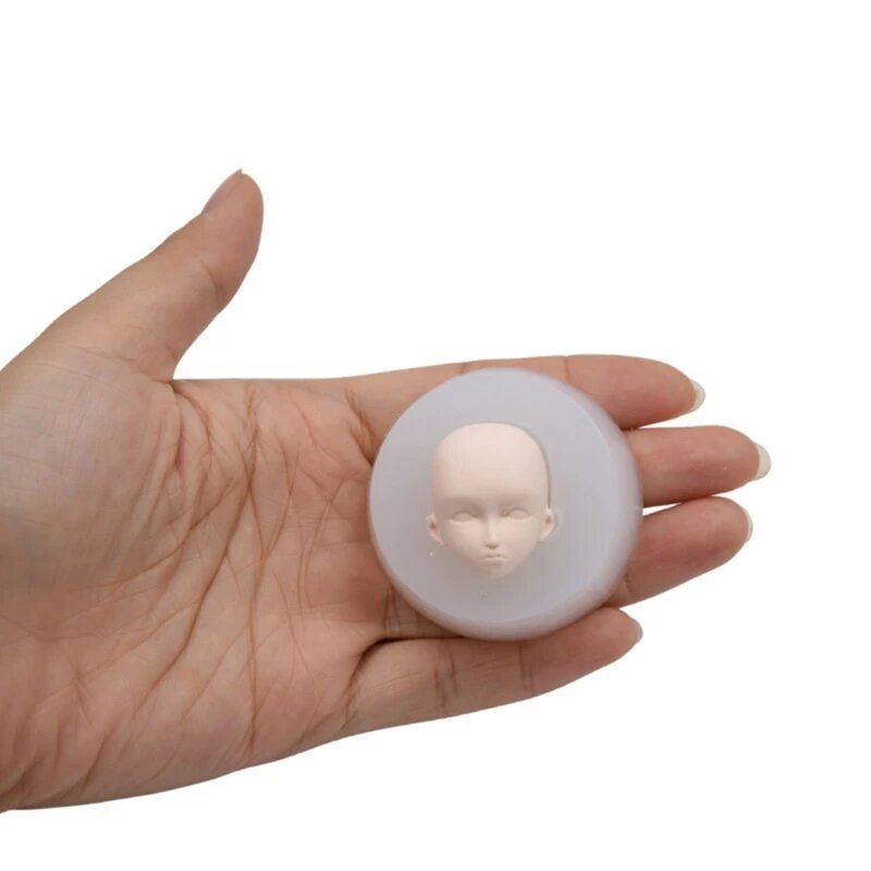 Силиконовая форма для лица куклы 10