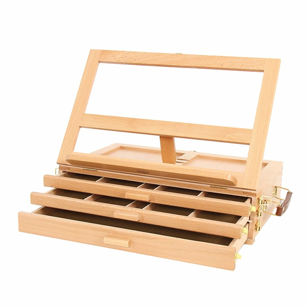 Этюдник-органайзер для пастели настольный Гамма "Московская палитра", бук, 3 уровня, 4шт.