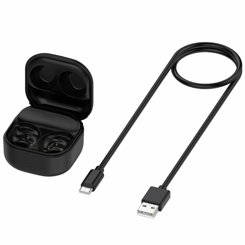 Чехол Для Зарядки наушников Samsung Galaxy Buds FE R400-Черный