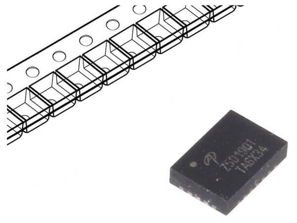 Преобразователь ALPHA & OMEGA AOZ5019QI, PMIC, DC/DC, 4,5-25 В, 30 А, 1 шт