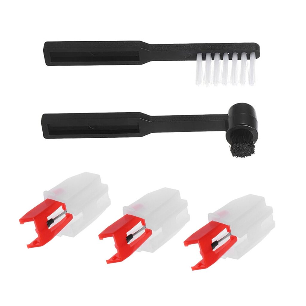 Игла проигрывателя Грампластинок и Щетка для Чистки Фонографа, Игла проигрывателя Грампластинок для Замены Иглы Проигрывателя Грампластинок