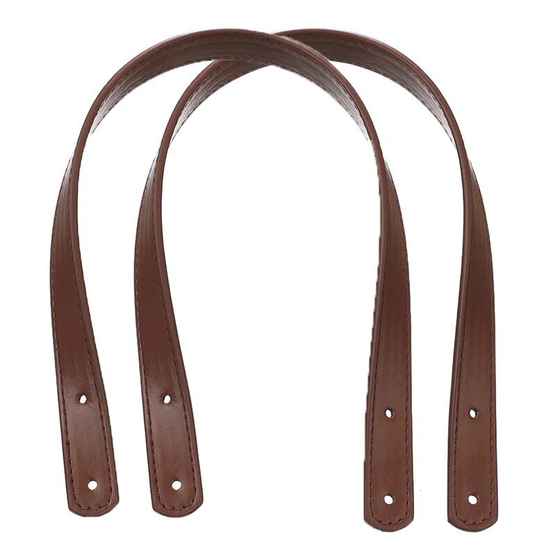 2 шт, ручки из искусственной кожи для женских сумок, съемные аксессуары для Коричневый, Коричневый