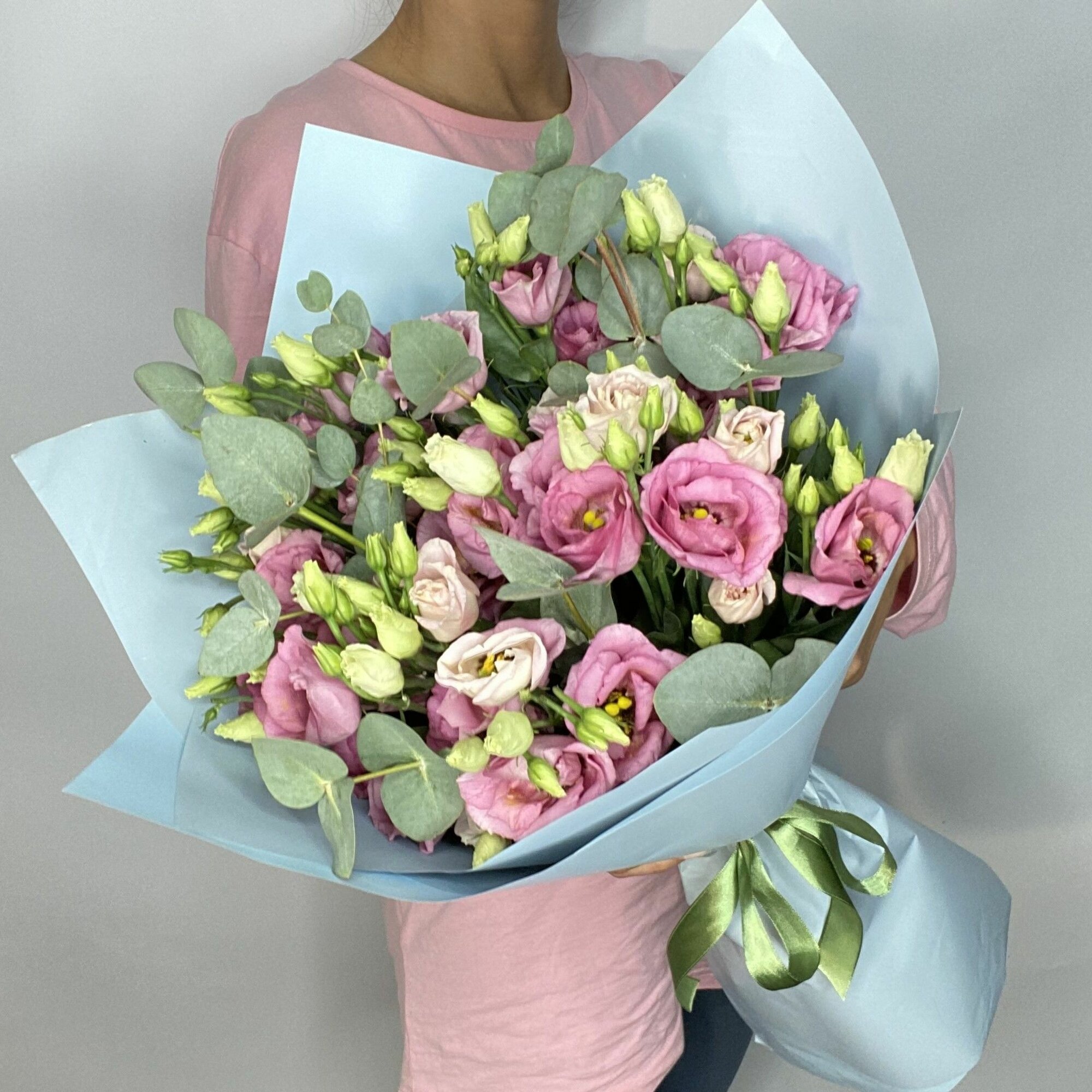 Букет эустомы