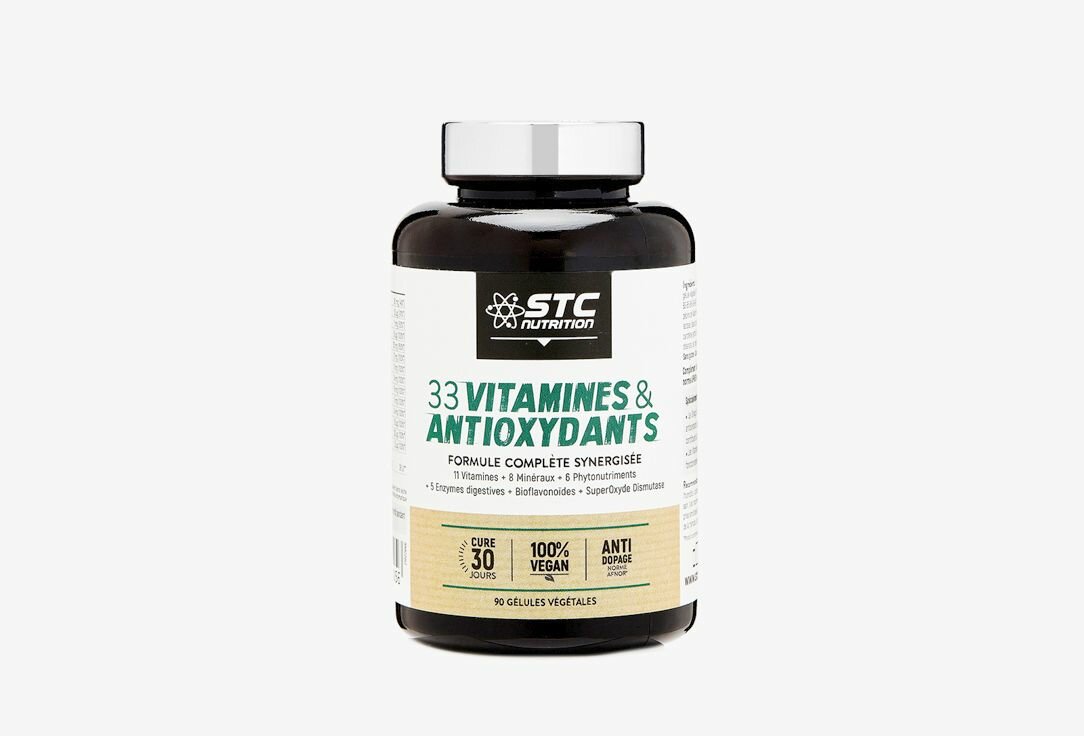 Комплекс витаминов и минералов STC 33 vitamines & antioxydants витамин С, Е, B, D, магний