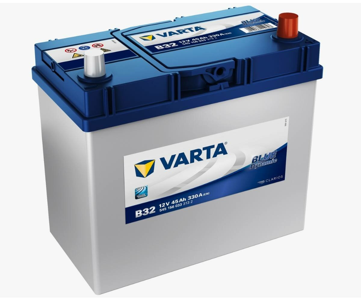 Аккумулятор автомобильный VARTA B32 BLUE dynamic 45 а/ч 330А VAR545156-BD