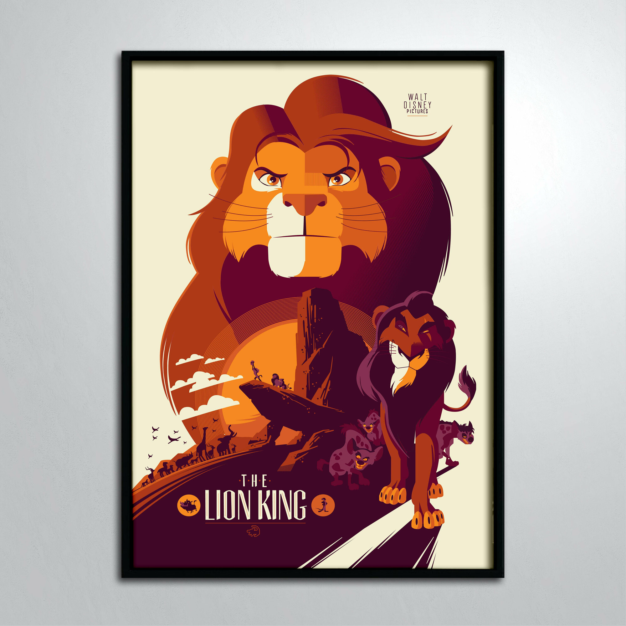 Постер без рамы/ Король Лев Арт