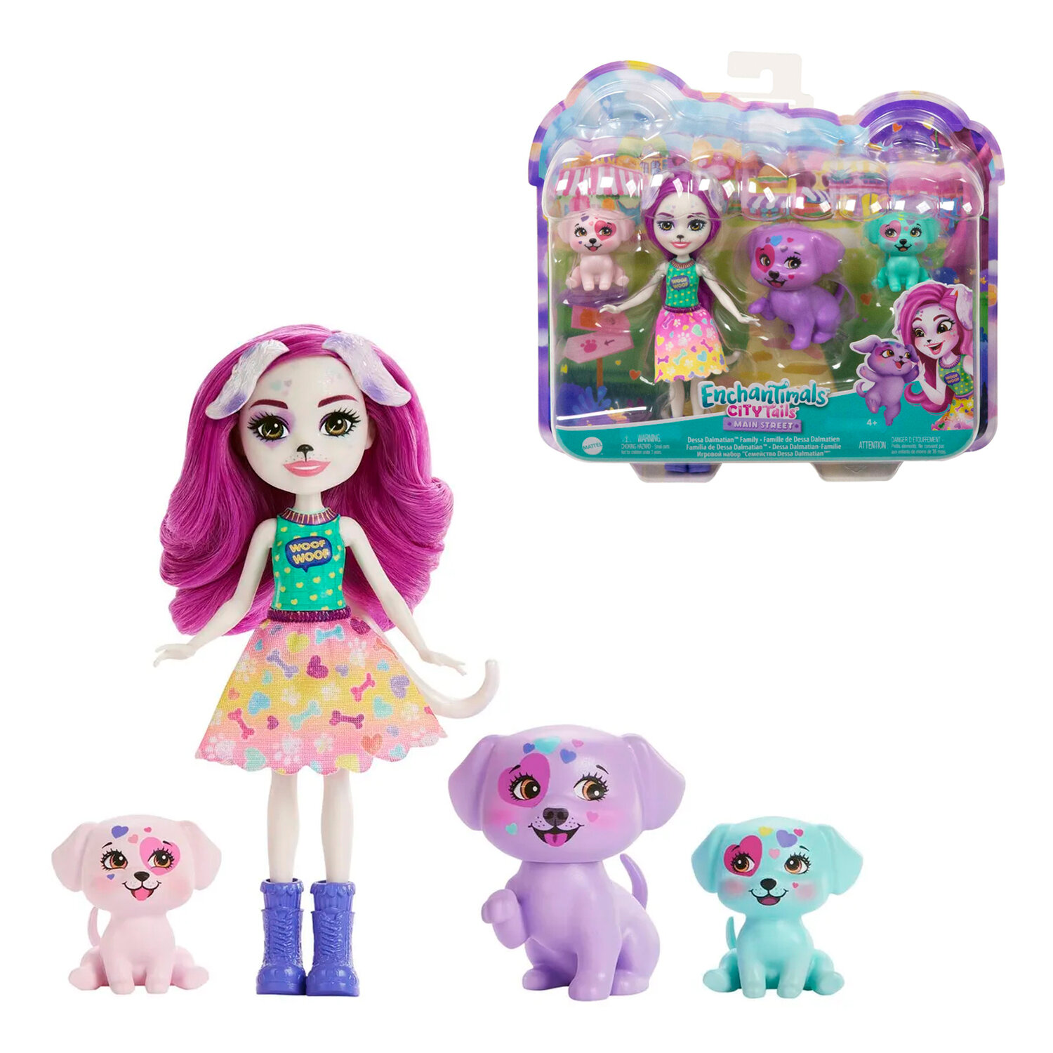 Кукла Mattel - Десса Далматиан и питомцы