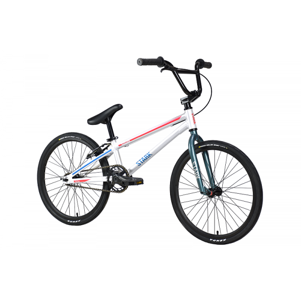 Велосипед STARK Madness BMX Race 2024 (требует финальной сборки), Цвет серый-красный