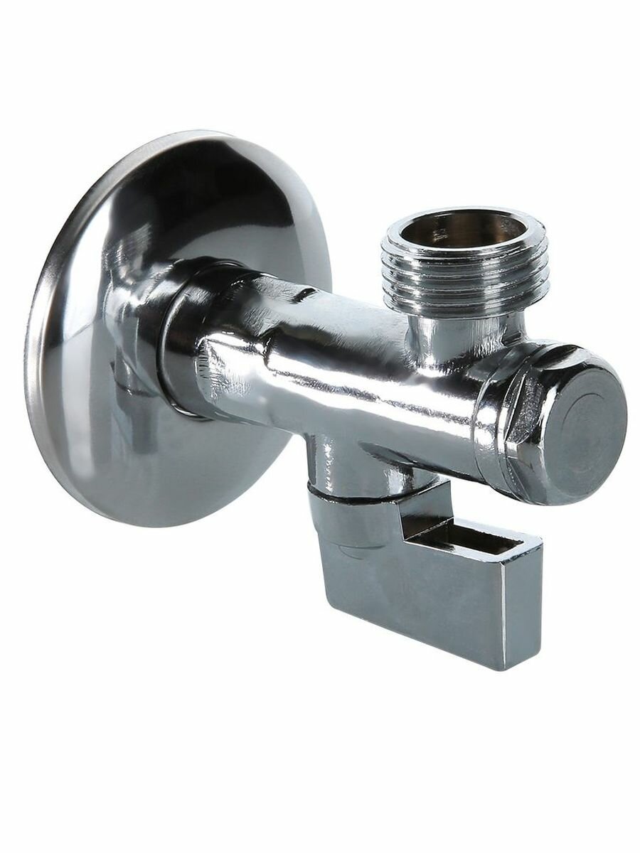 Кран шаровый угловой VALTEC 1/2"х1/2" с фильтром для подключения сантехприборов VT.282. N.0404